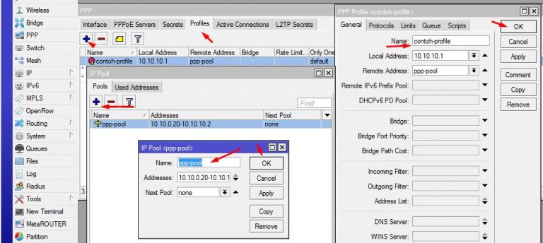 Setting VPN dengan mode PPTP di MikroTik - Dokter Squid Indonesia